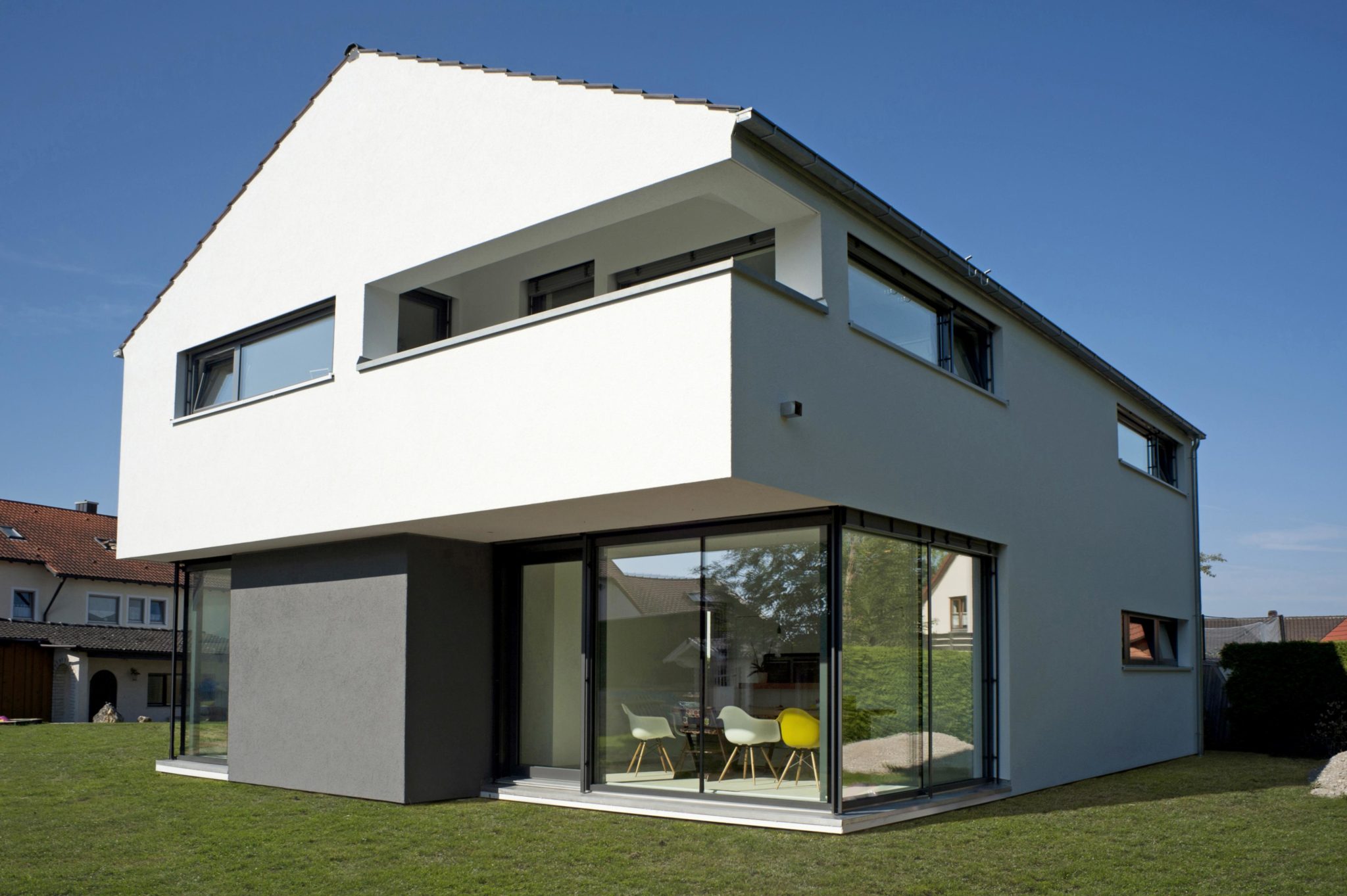 Wohnkonzept mit Galerie und Glas - Hausprojekt | Donaubauer Holzbau